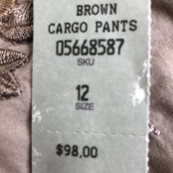 Cache | Pants & Jumpsuits | Cache Embroidered Brown Cargo Style Pants ...
